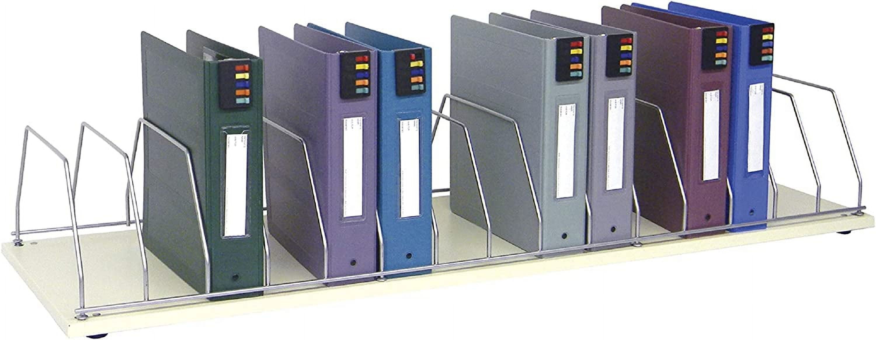 Office File Organization Chart Holder & Accordion Binder Storage Rack ...