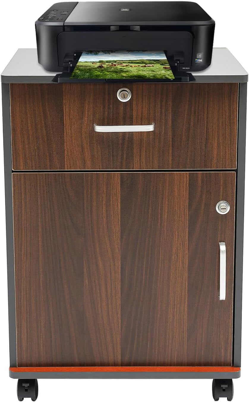 Office Filing Cabinets,Large Printer Stand,Paper Shredder Stand Rack ...