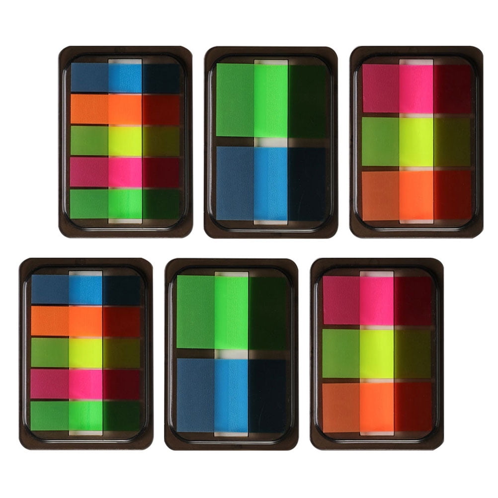 Office Fluorescent Sticky Notes Page Markers Memo Stickers Self ...