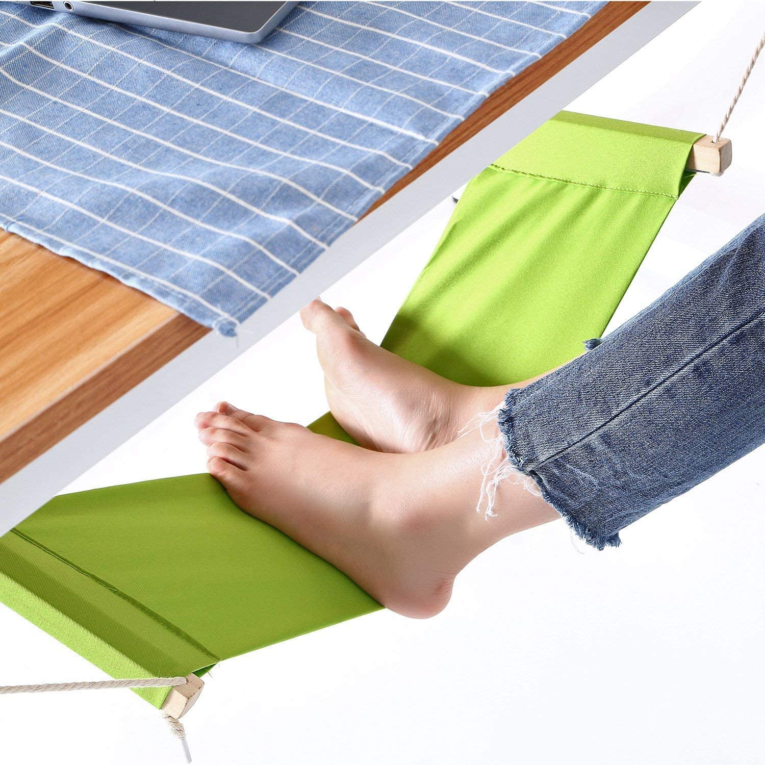 Office Foot Hammock Under Desk Footrest, Adjustable Desk Foot Rest ...