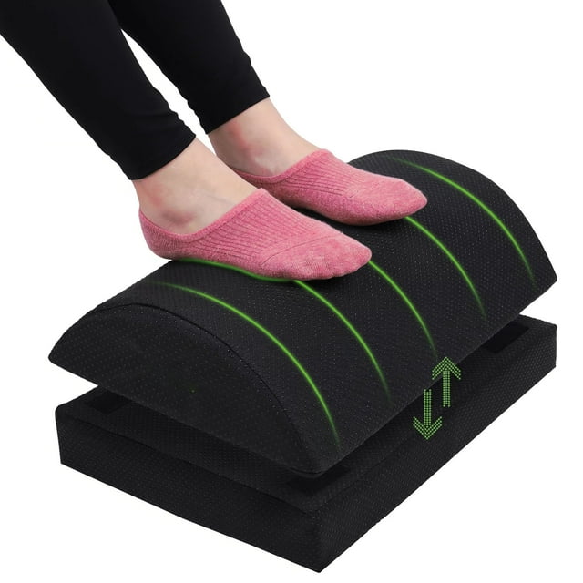 Office Foot Rest for Under Desk - Ergonomic Memory Foam Foot Stool ...