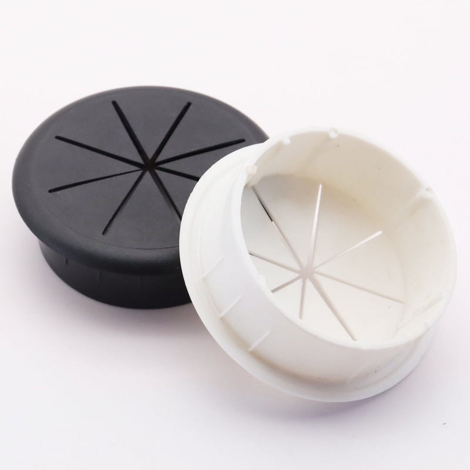 Office Furniture Computer Desk Hole Cover ABS Plastic Rice Word Eight ...