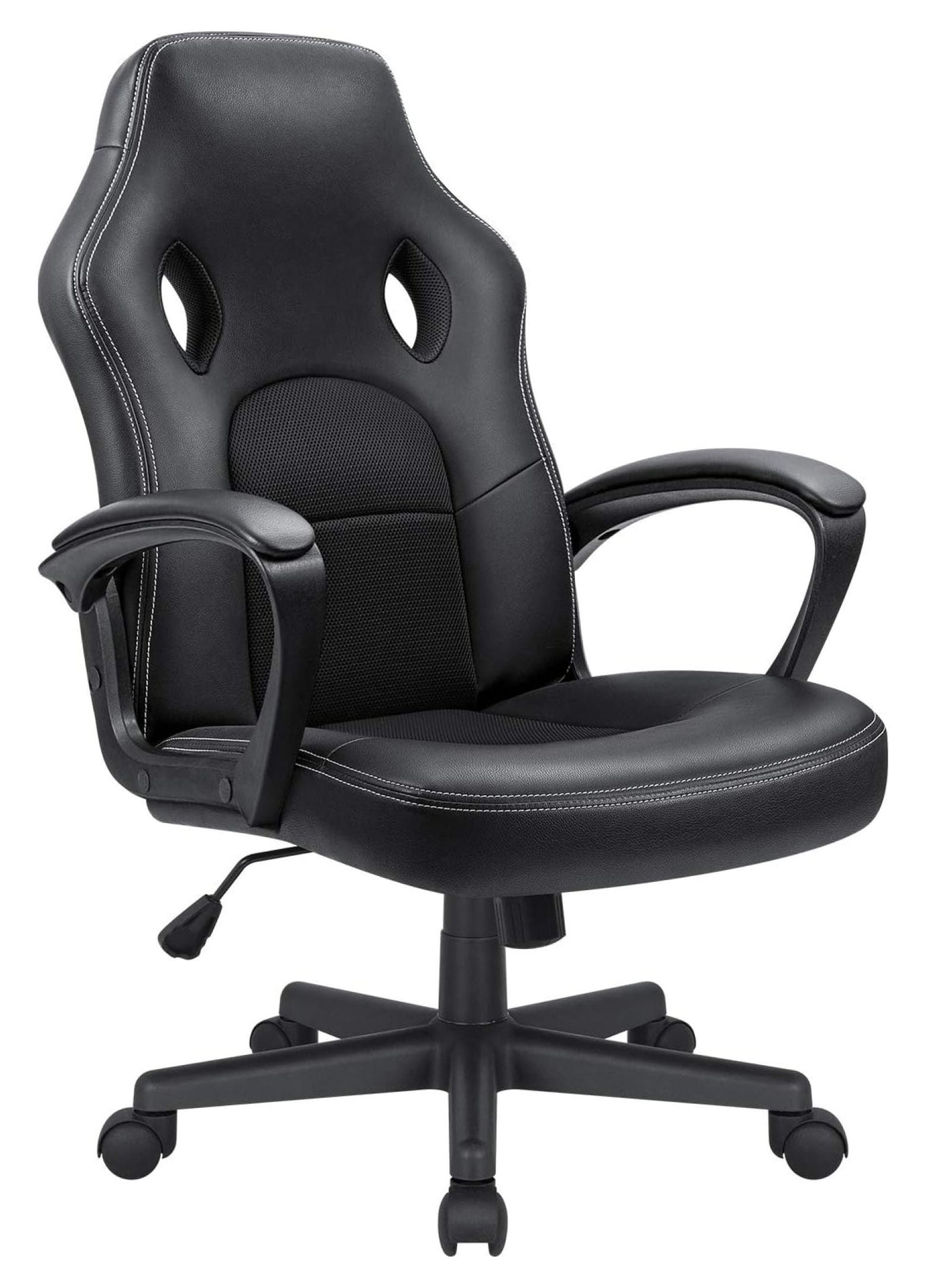 Office Gaming Chair High Back Leather Computer Chairs Ergonomic Height ...