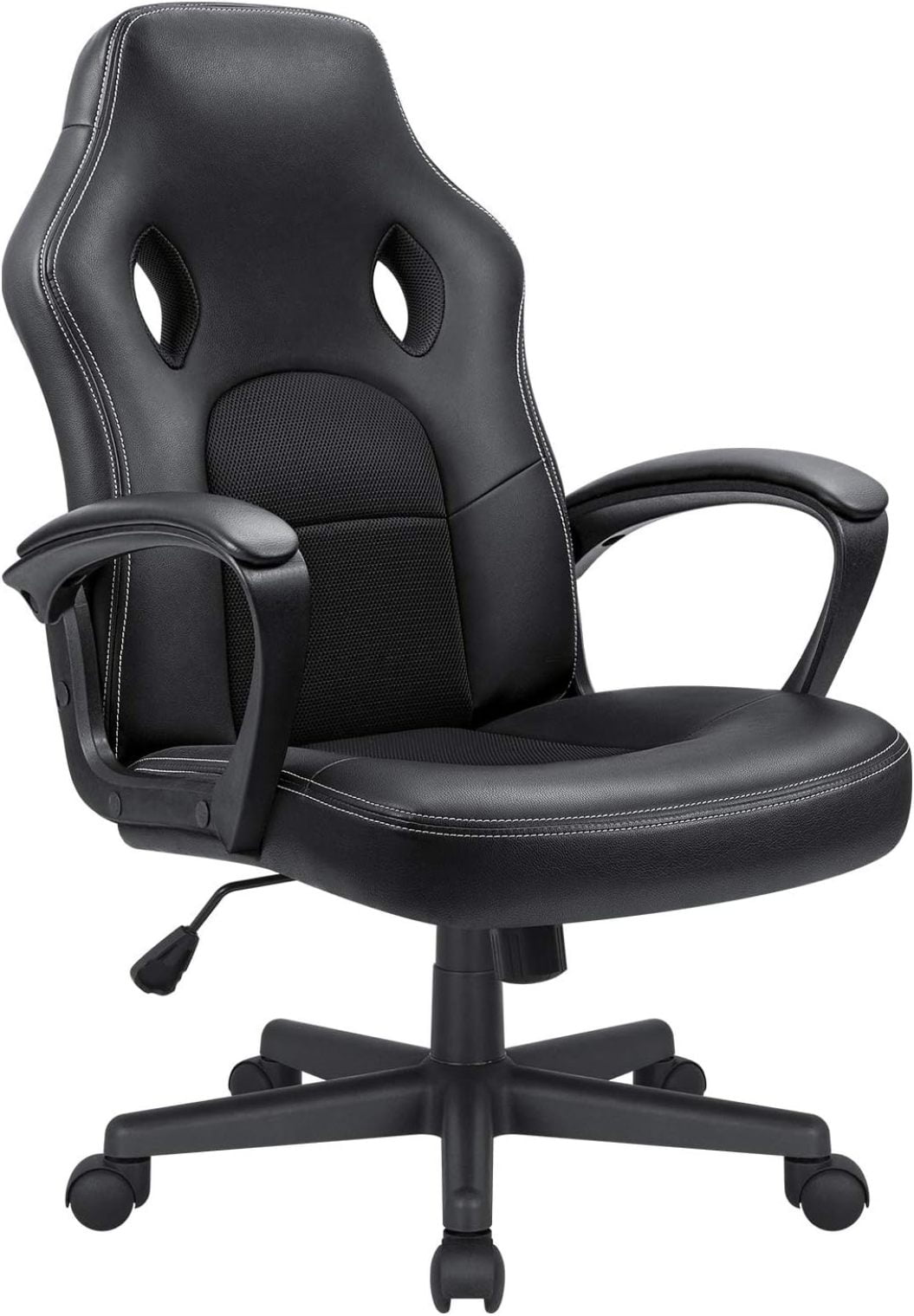 Office Gaming Chair High Back Leather Computer Chairs Ergonomic Height ...