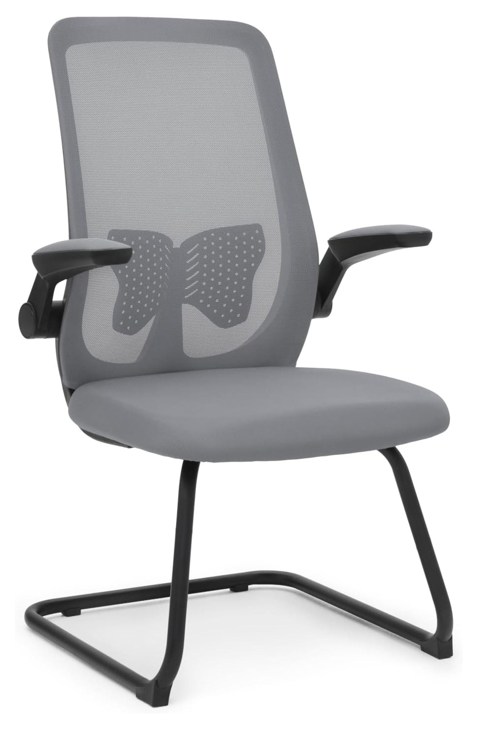 Office Guest Chair with Lumbar Support, Mesh Back Executive Chair with ...