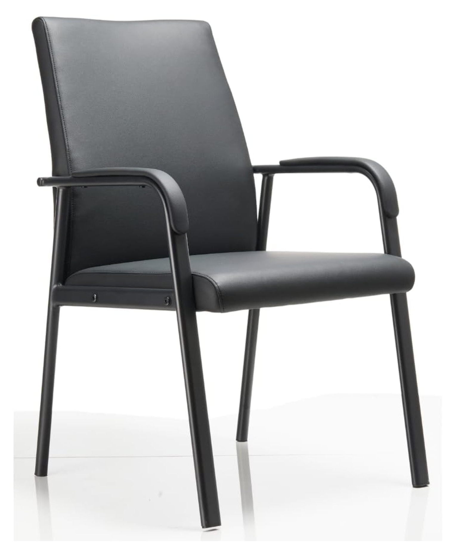 Office Guest Reception Chair 600 lbs Capacity Leather Conference Room ...