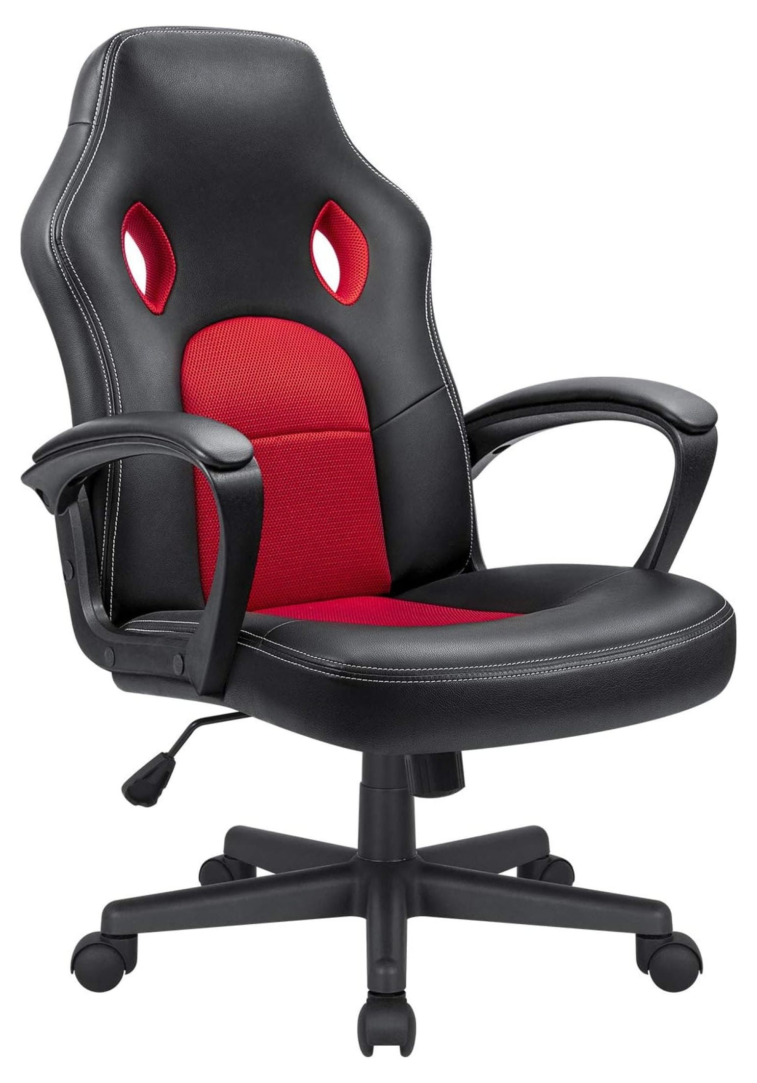 Office High Back Leather Computer Ergonomic Height Adjustable Racing ...