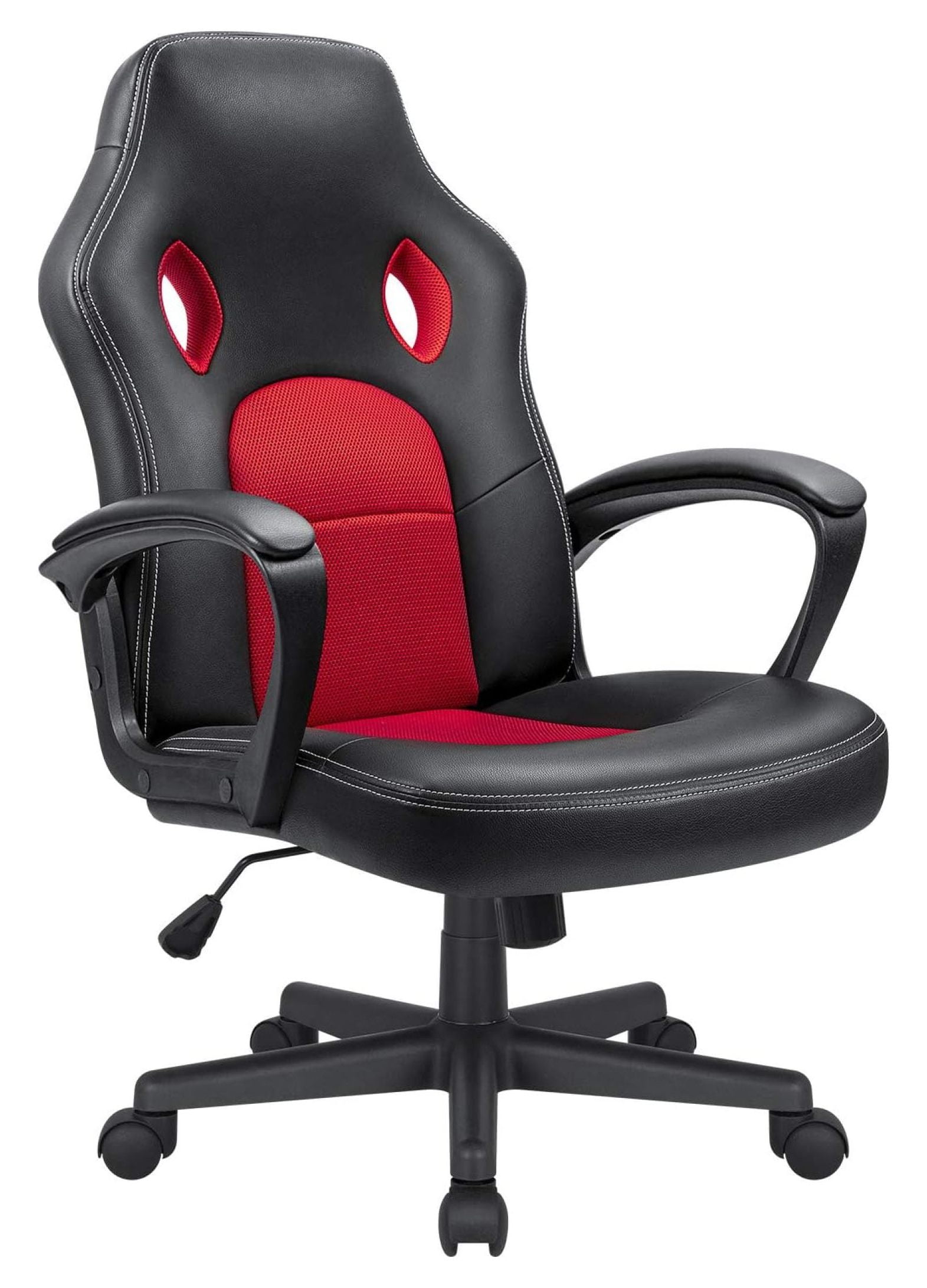 Office High Back Leather Computer Ergonomic Height Adjustable Racing ...