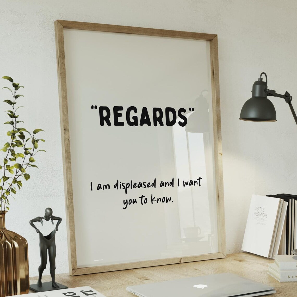 Office Humor, Funny Neutral Desk Decor, Cute Office Decor, Sarcastic ...