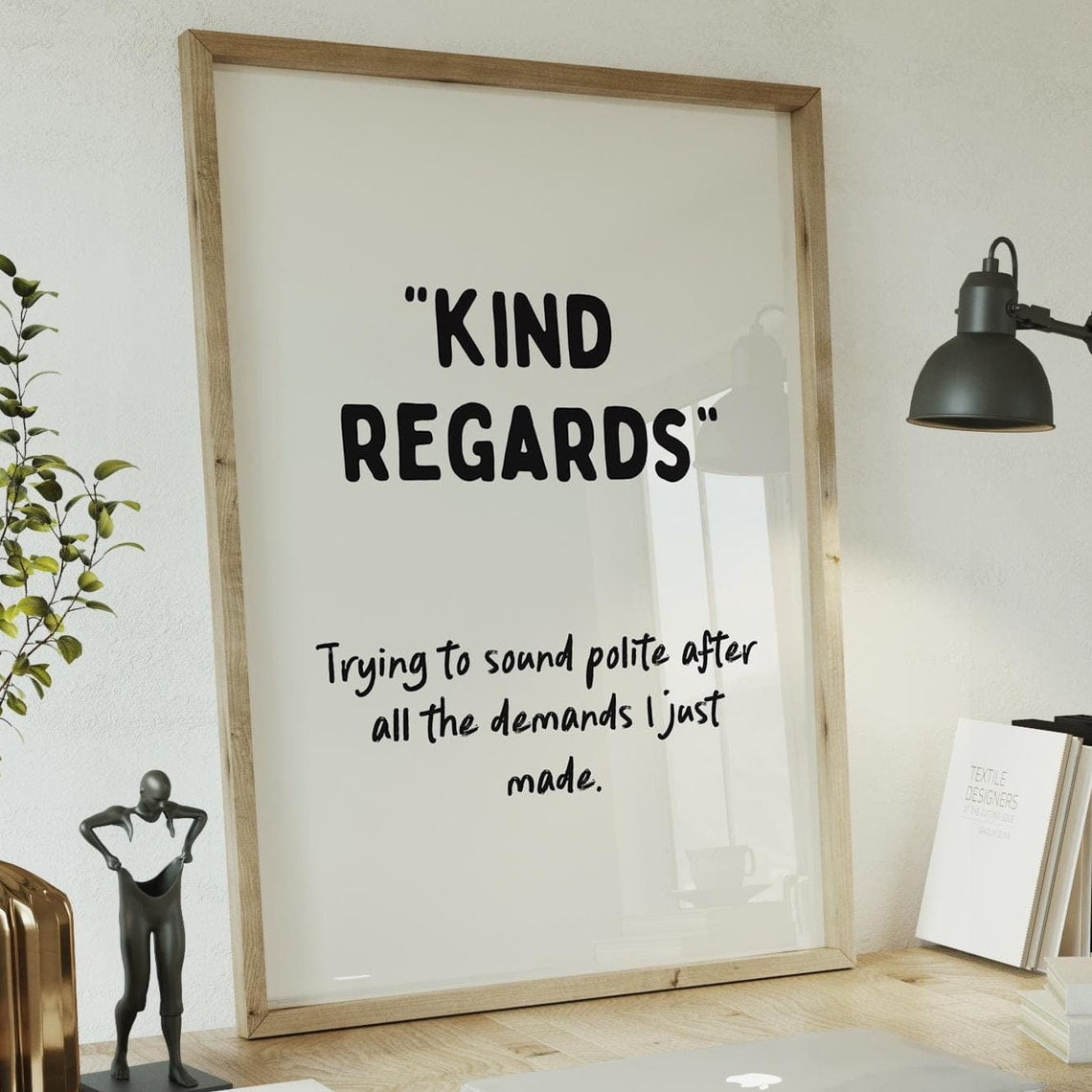 Office Humor, Funny Neutral Desk Decor, Office Decor, Sarcastic Home ...