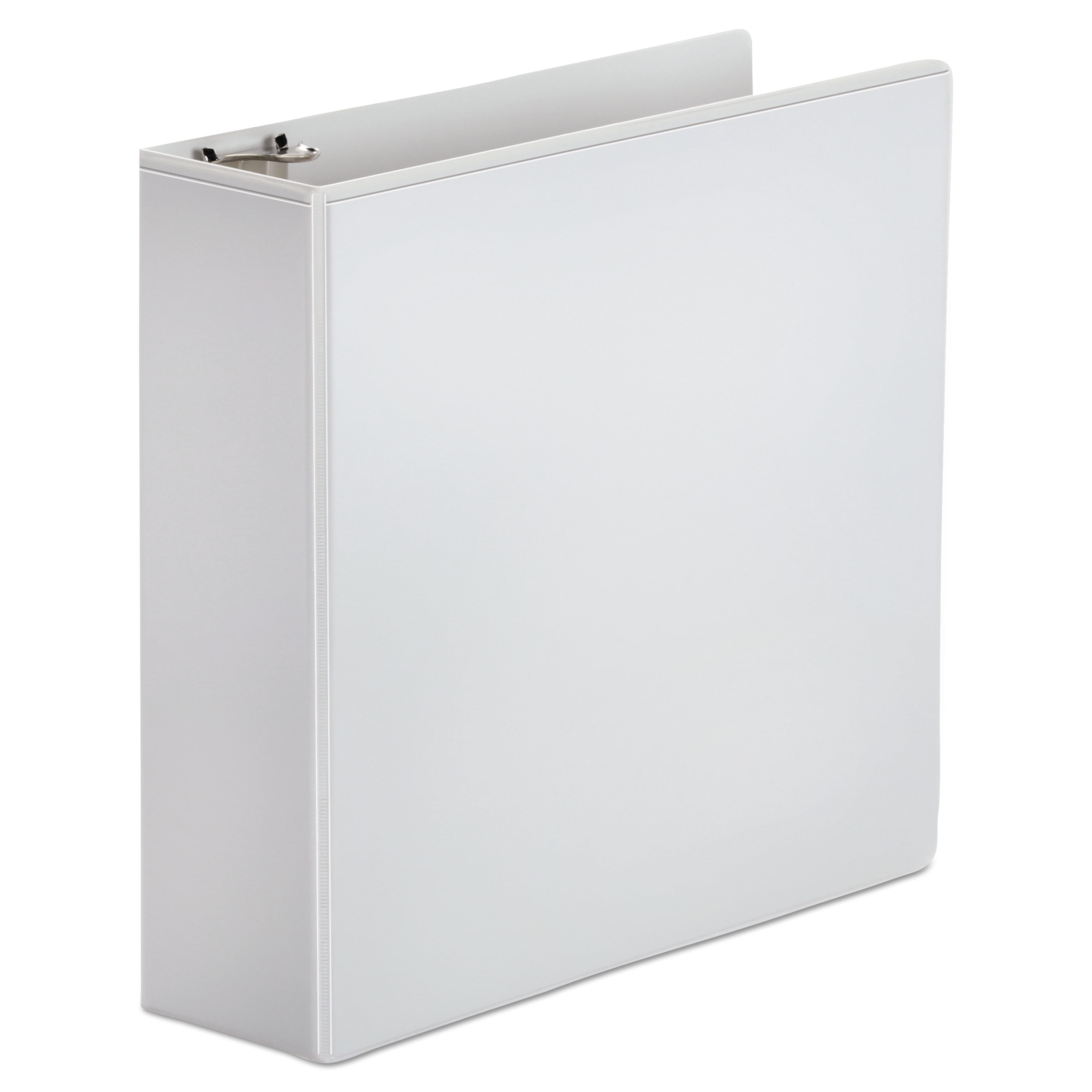 Office Impressions Economy Round Ring View Binder, 3" Capacity, White ...