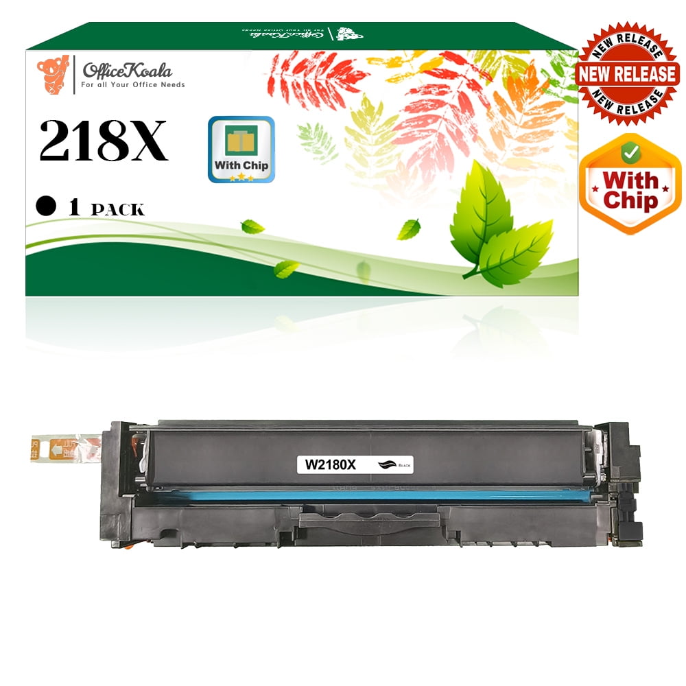 Office Koala 218X Black Toner Cartridges(with Chip), Compatible with HP ...