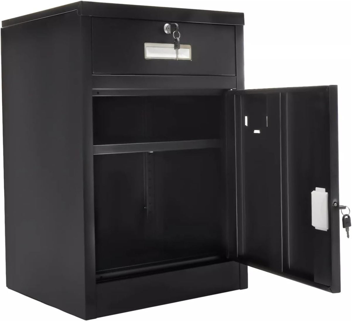 Office Locking File Cabinet, 2 Drawer Office Vertical Files 3Layer ...