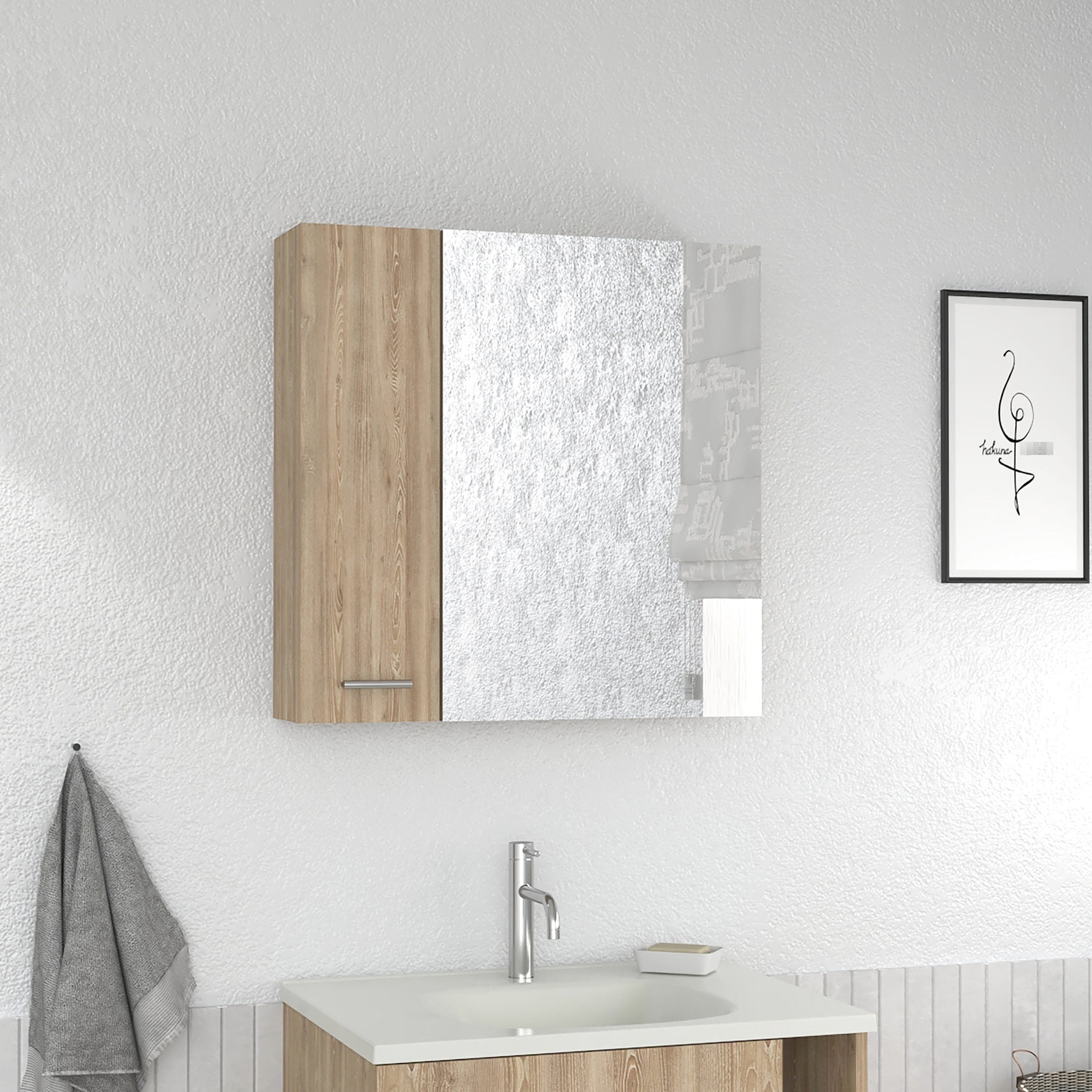 Office Medicine Cabinet | Four Internal Shelves for Document Storage ...