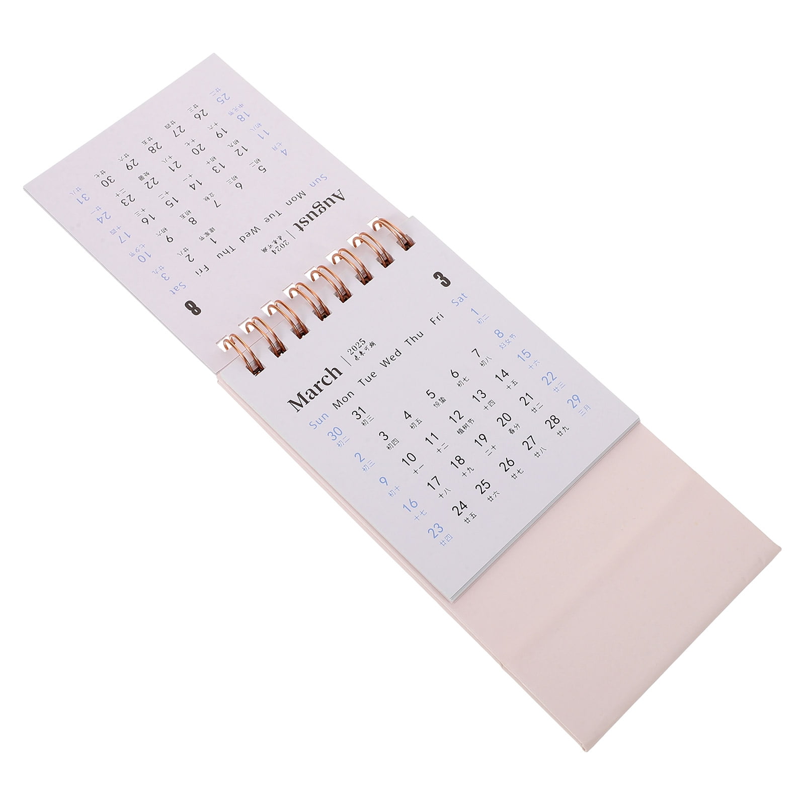 Office Monthly Calendar Convenient Table Calendar 2024-2025 New Year ...