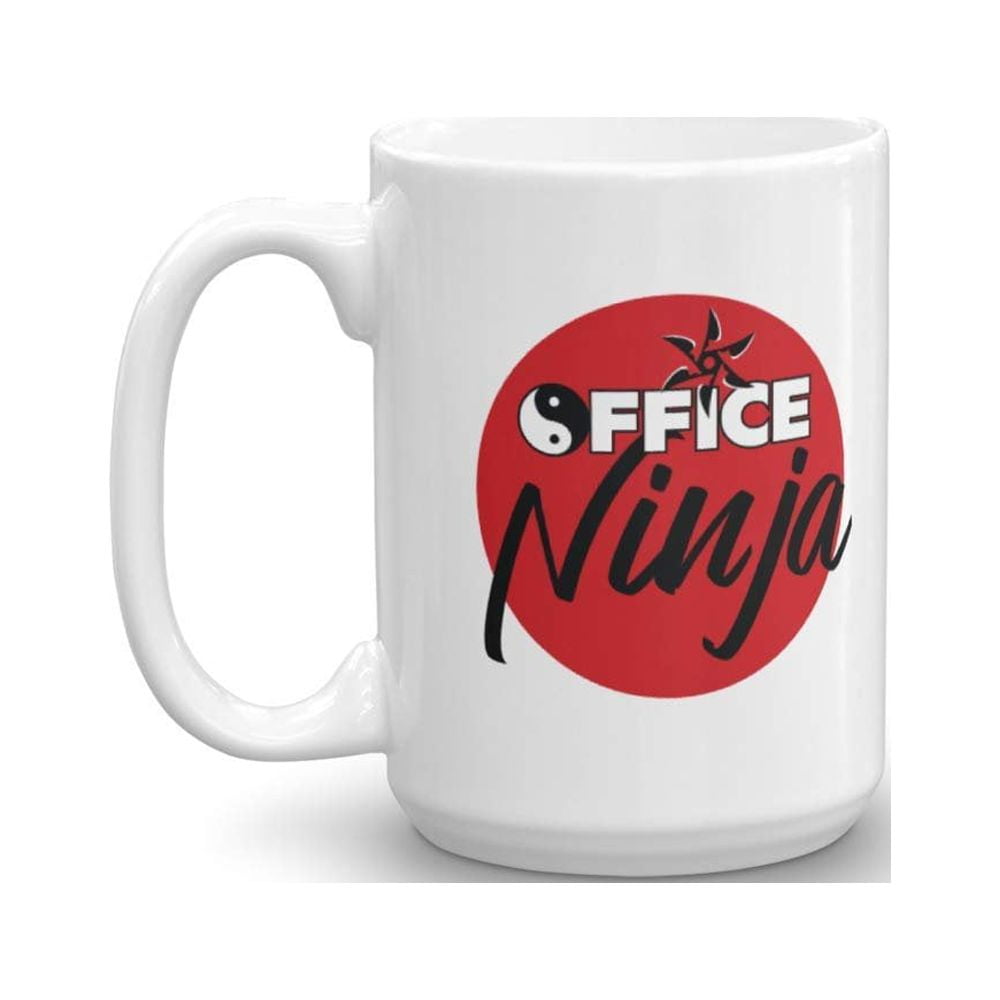 Office Ninja With Shuriken Funny Coffee & Tea Gift Mug Cup, Desk ...
