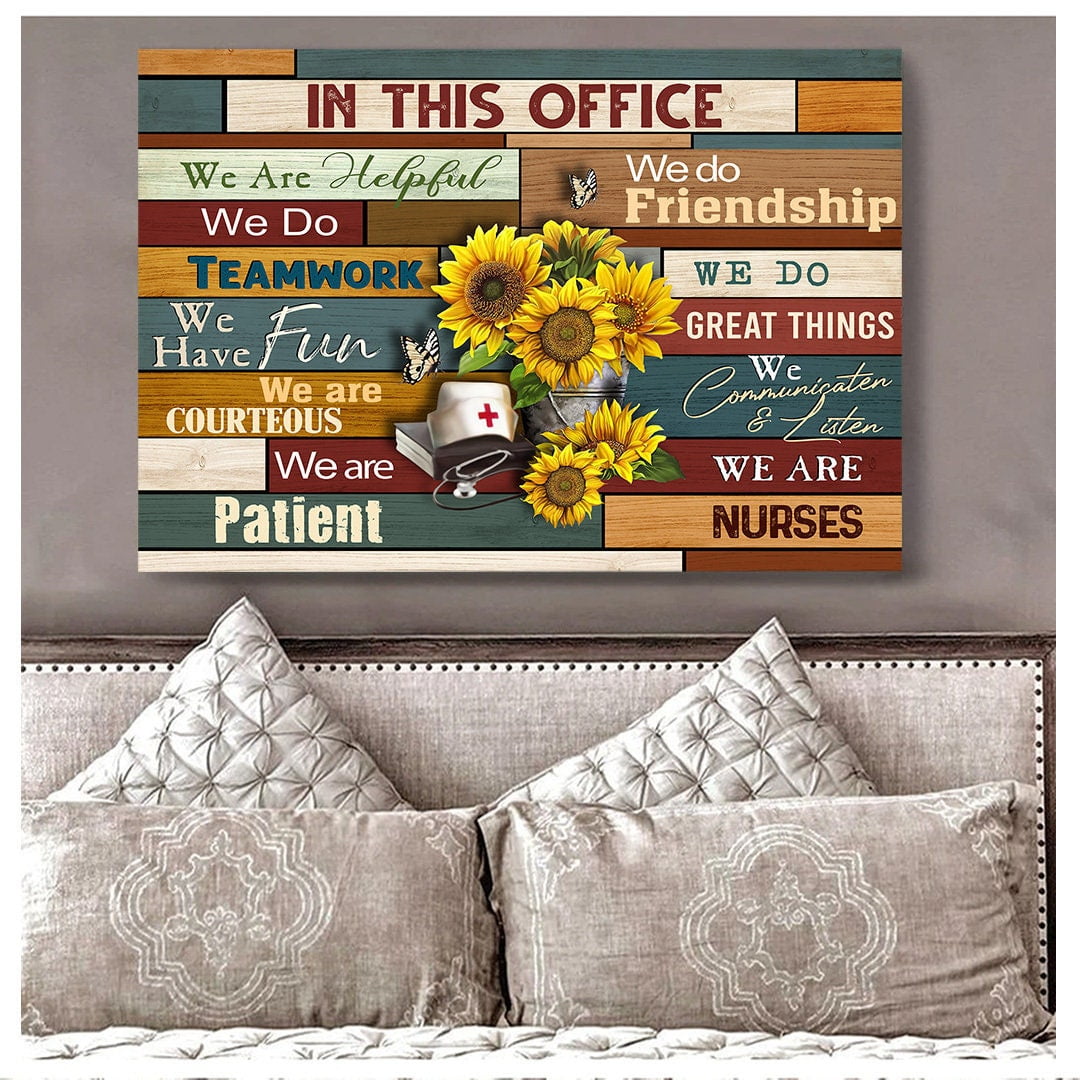 This Office Nurse We Are Helpful Poster, Nurse Poster, Nurse Office ...