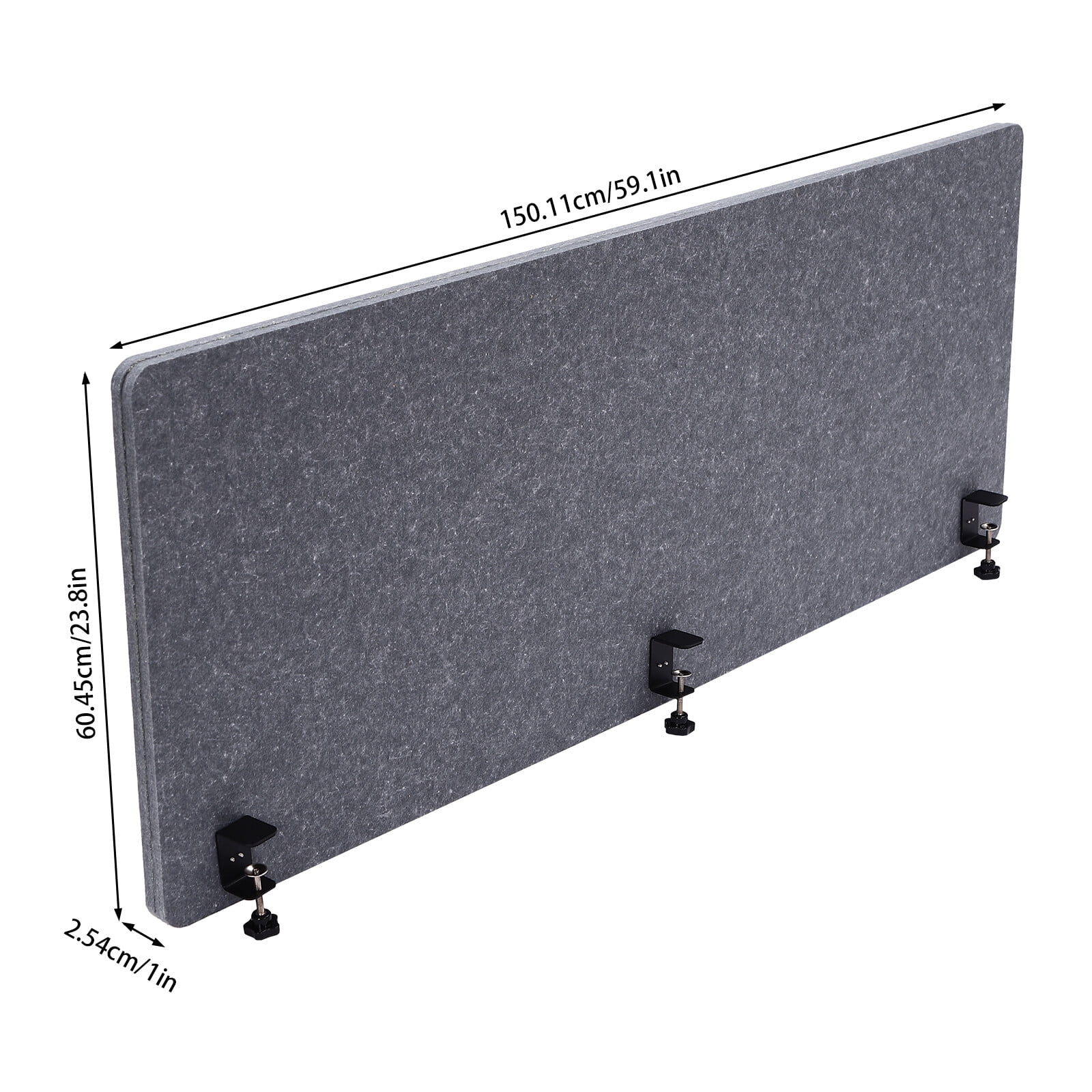 Office Partition, Polyester Desk Divider, Desktop Privacy Panel Table ...