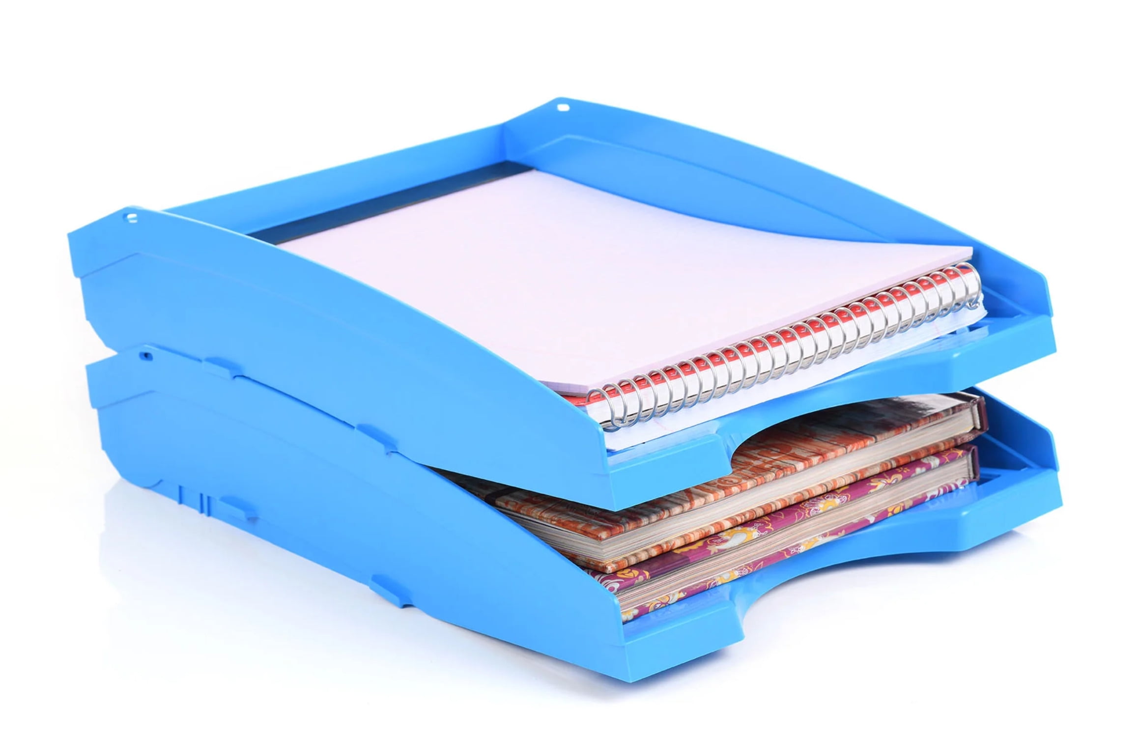 Office Plastic Desk Organizers (2 Pack) - Walmart.com