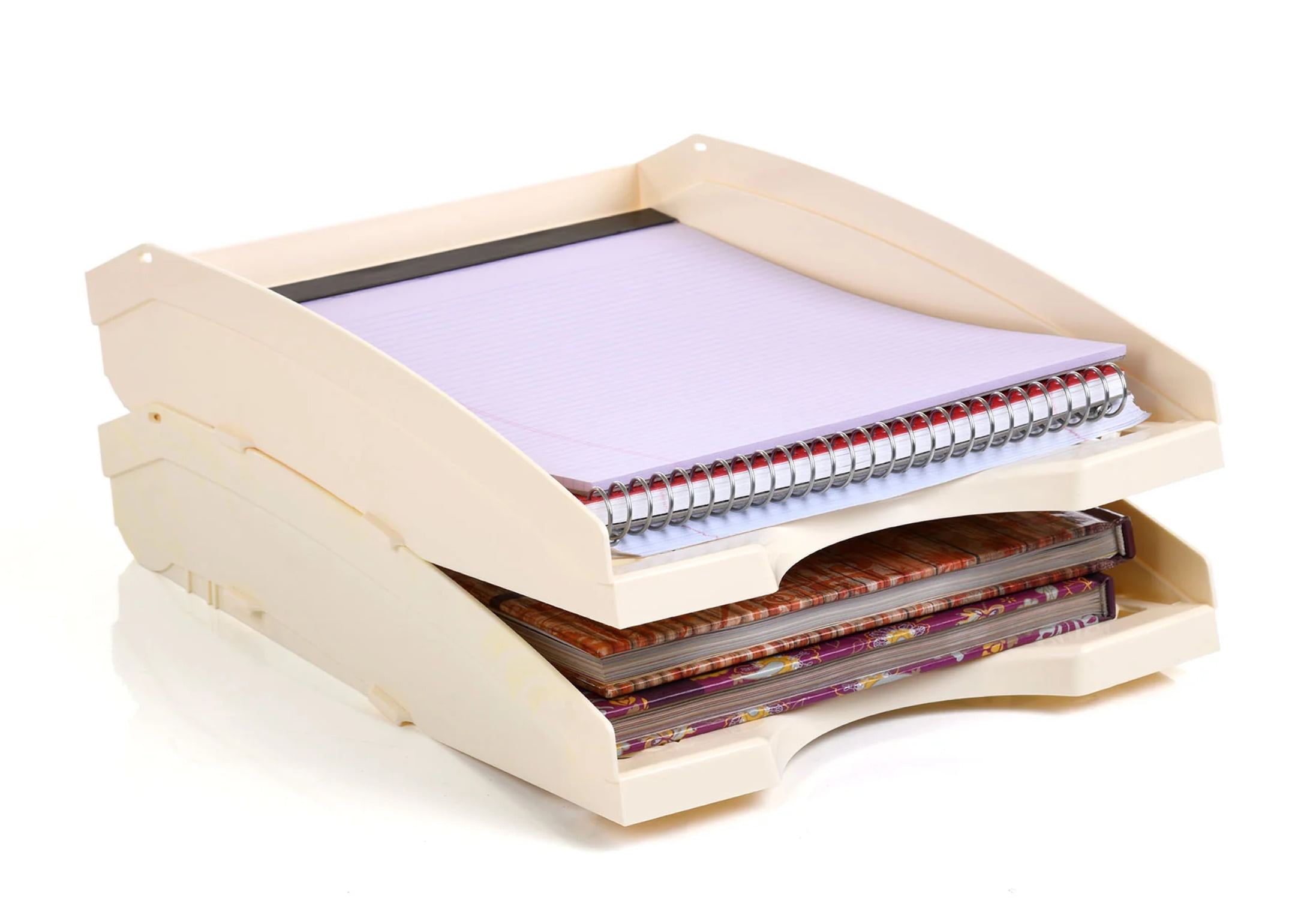 Office Plastic Desk Organizers (2 Pack) - Walmart.com