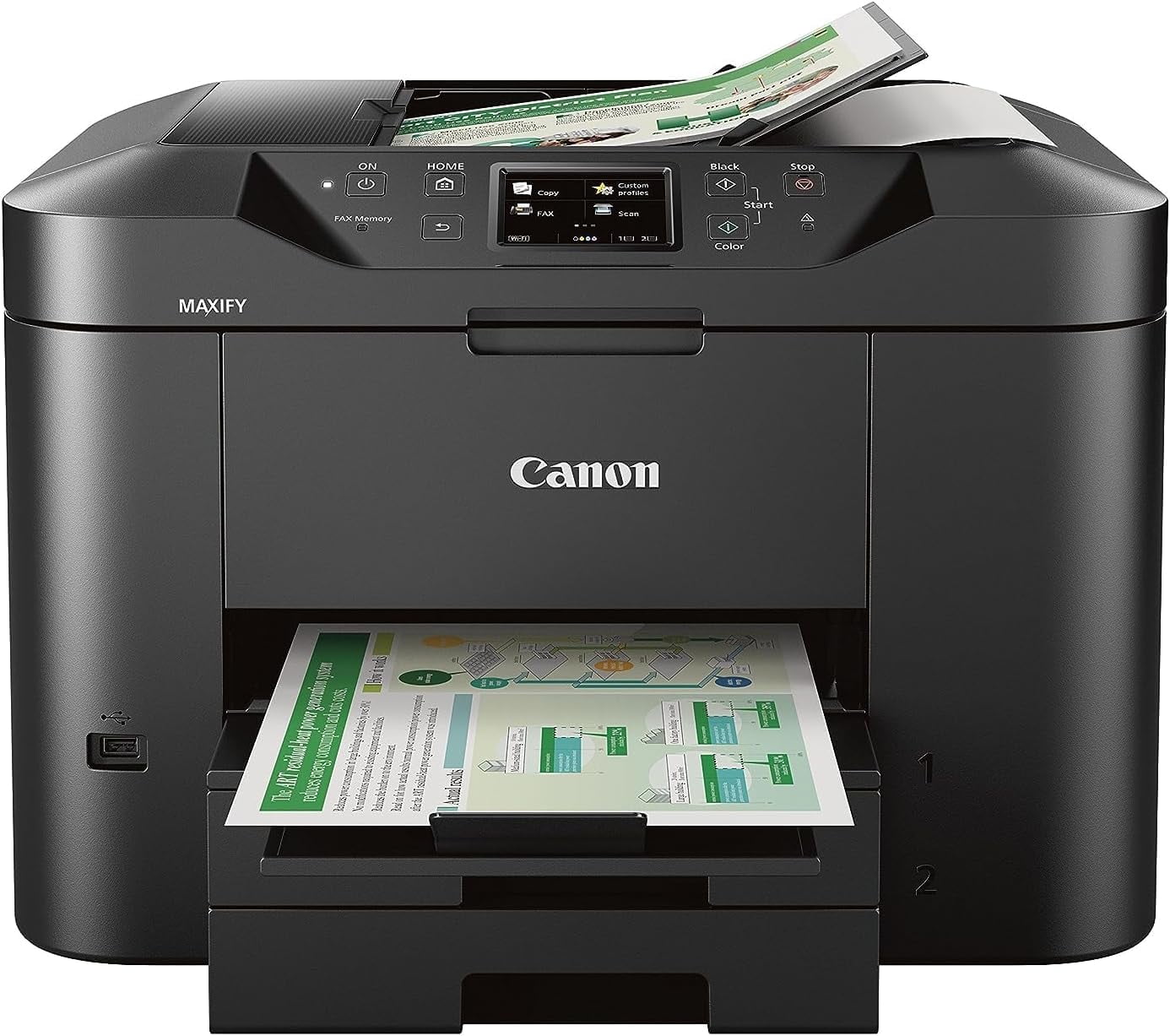 Office Products MAXIFY MB2720 Wireless Color Photo Printer with Scanner ...