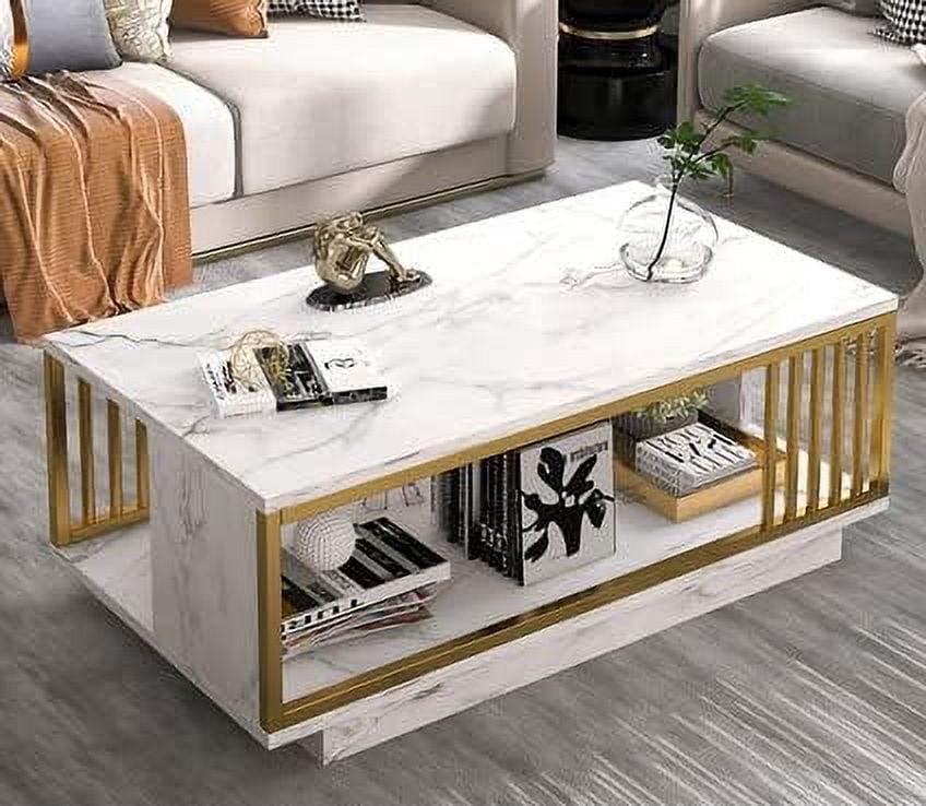 Office Reception Coffee Table End Table Marble Coffee Table Tea Table ...