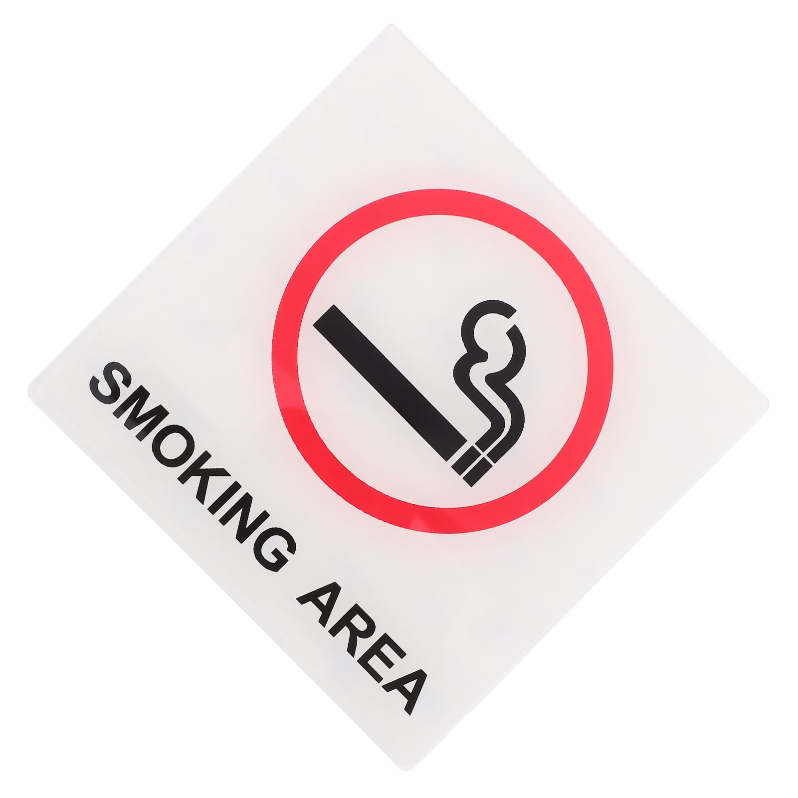 Mixture Stickers Mixing Sign Smoking Area Signage Office - Walmart.com