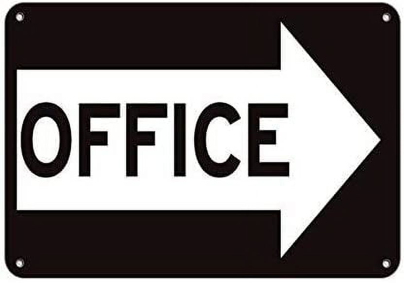 Office Right Arrow Business Sign Business Directional Sign Aluminum ...