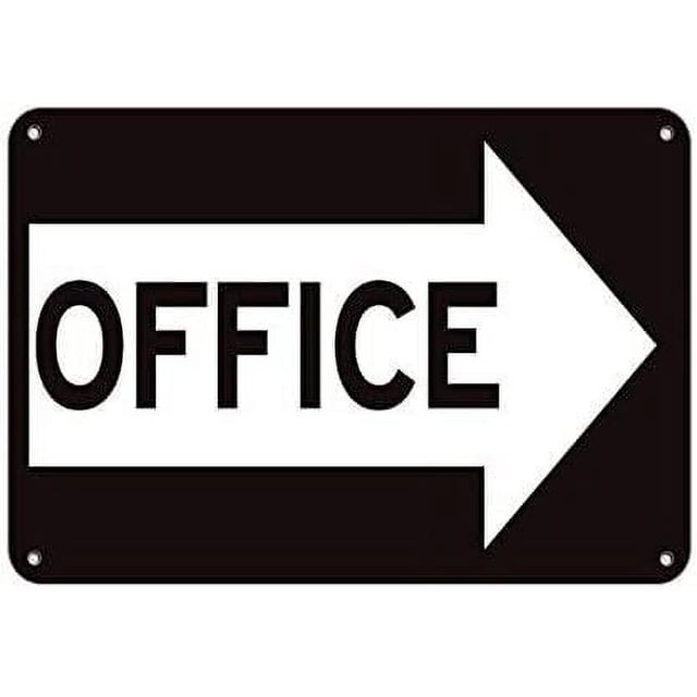 Office Right Arrow Business Sign Business Directional Sign Aluminum ...