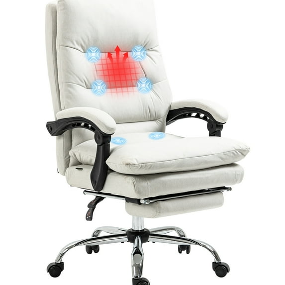 Office Rolling Chair | 6 - Point Vibration Massage and Lumbar Heating ...