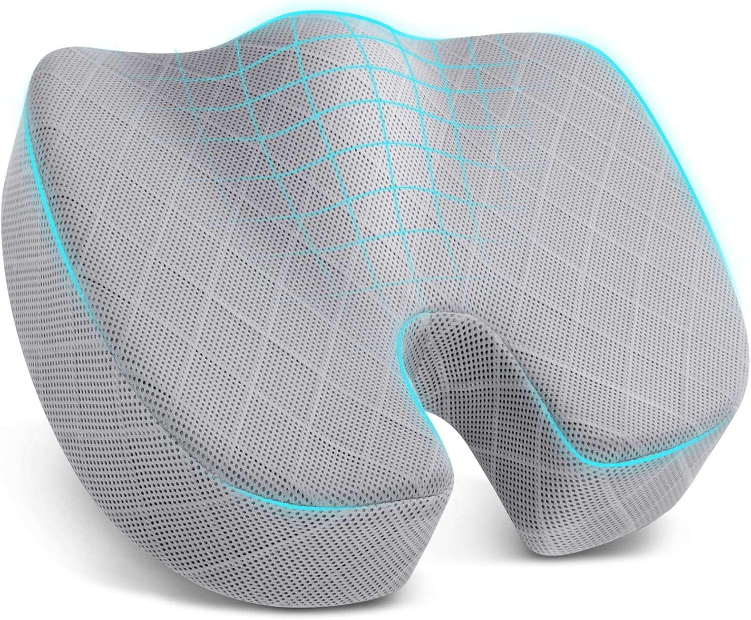 Office/ Seat Cushion, Non-Slip & Chair Pad, Memory Pillow for Computer ...