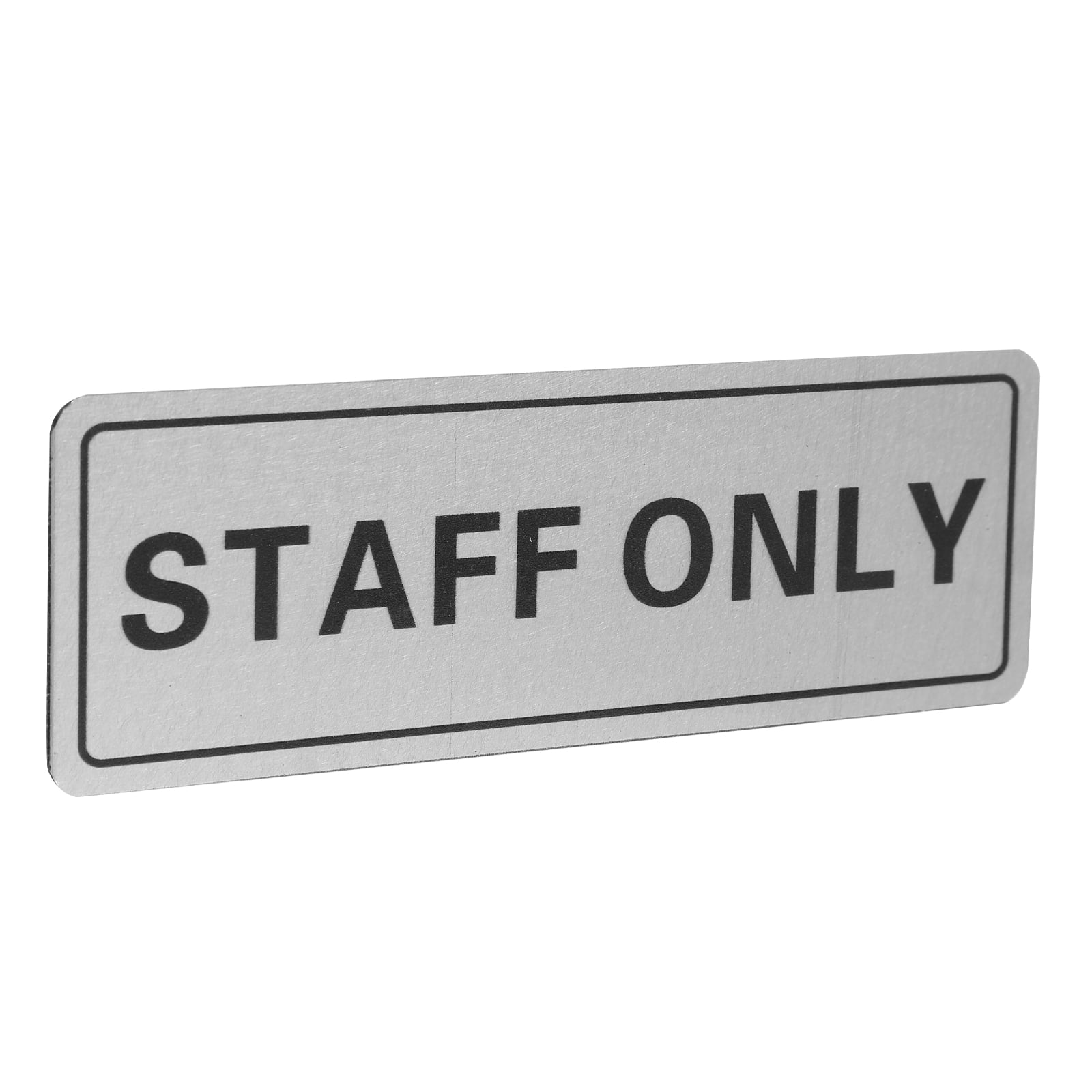 Office Signs Staff Office 15.00X5.00X0.10CM Silver - Walmart.com