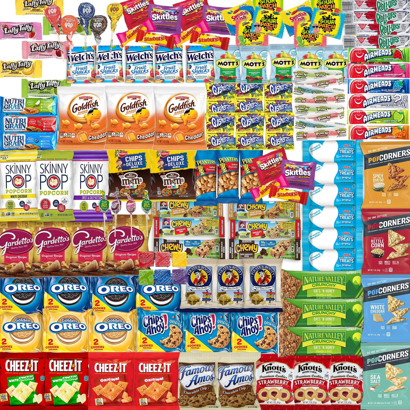 Office Snacks and School Snacks Variety Pack/College Care Package 150 ...