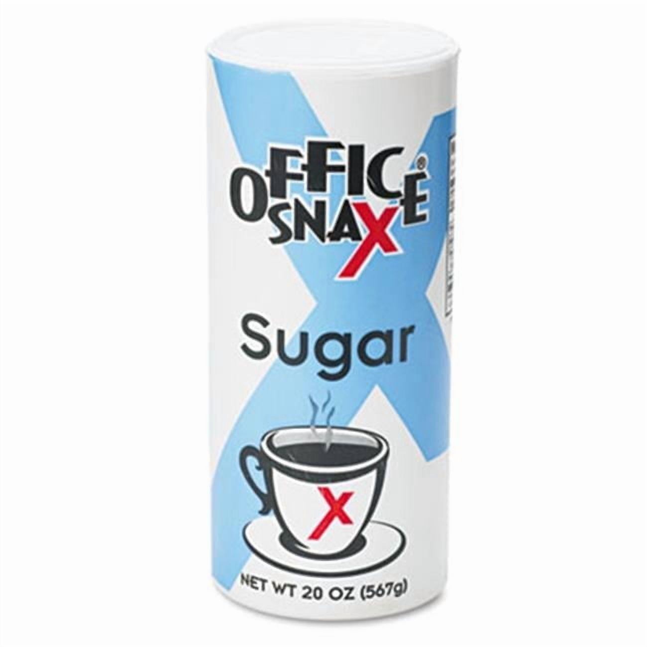Office Snax Reclosable Canister of Sugar 20-oz 24 per Carton - Walmart ...