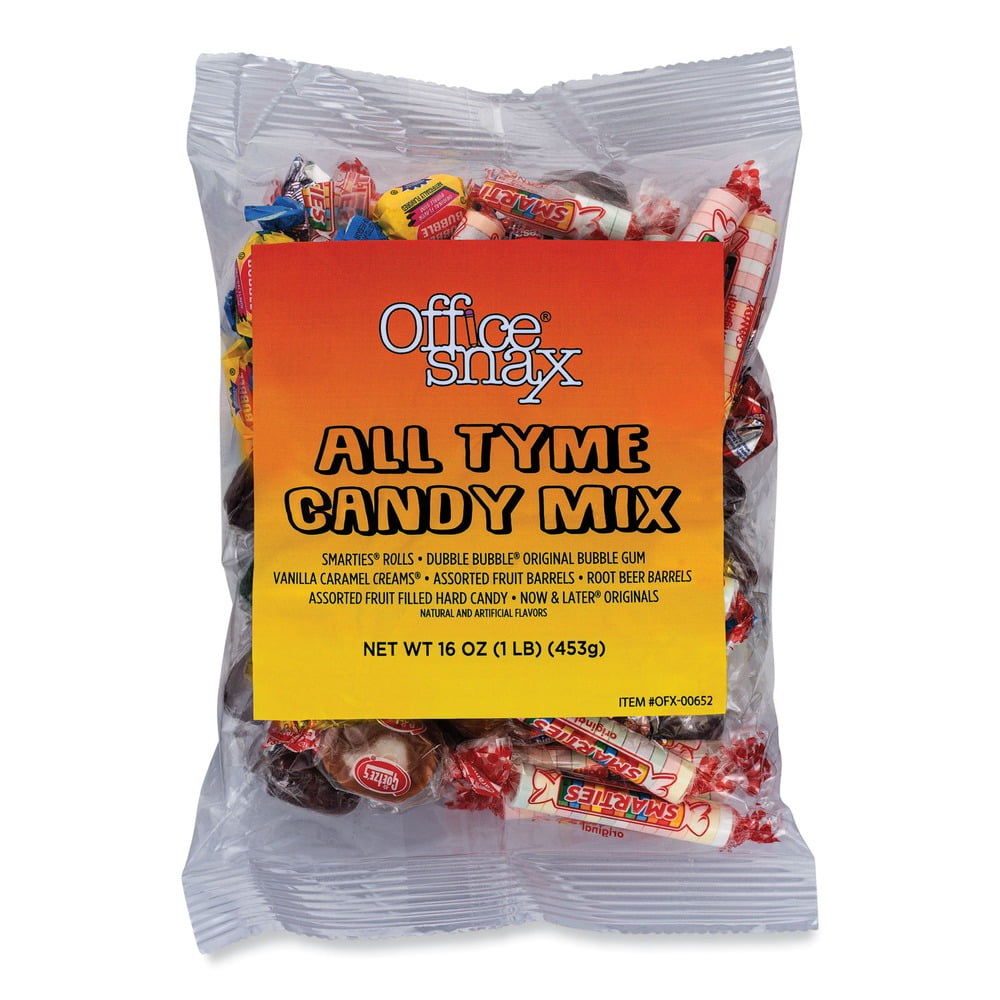 Office Snax 00652 1 lb. Bag Candy Assortments - All Tyme Candy Mix ...