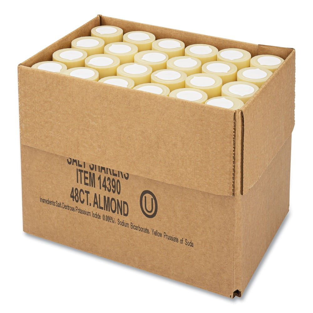 Office Snax Iodized Salt Shakers, 4 oz, 48/Carton, Disposable ...