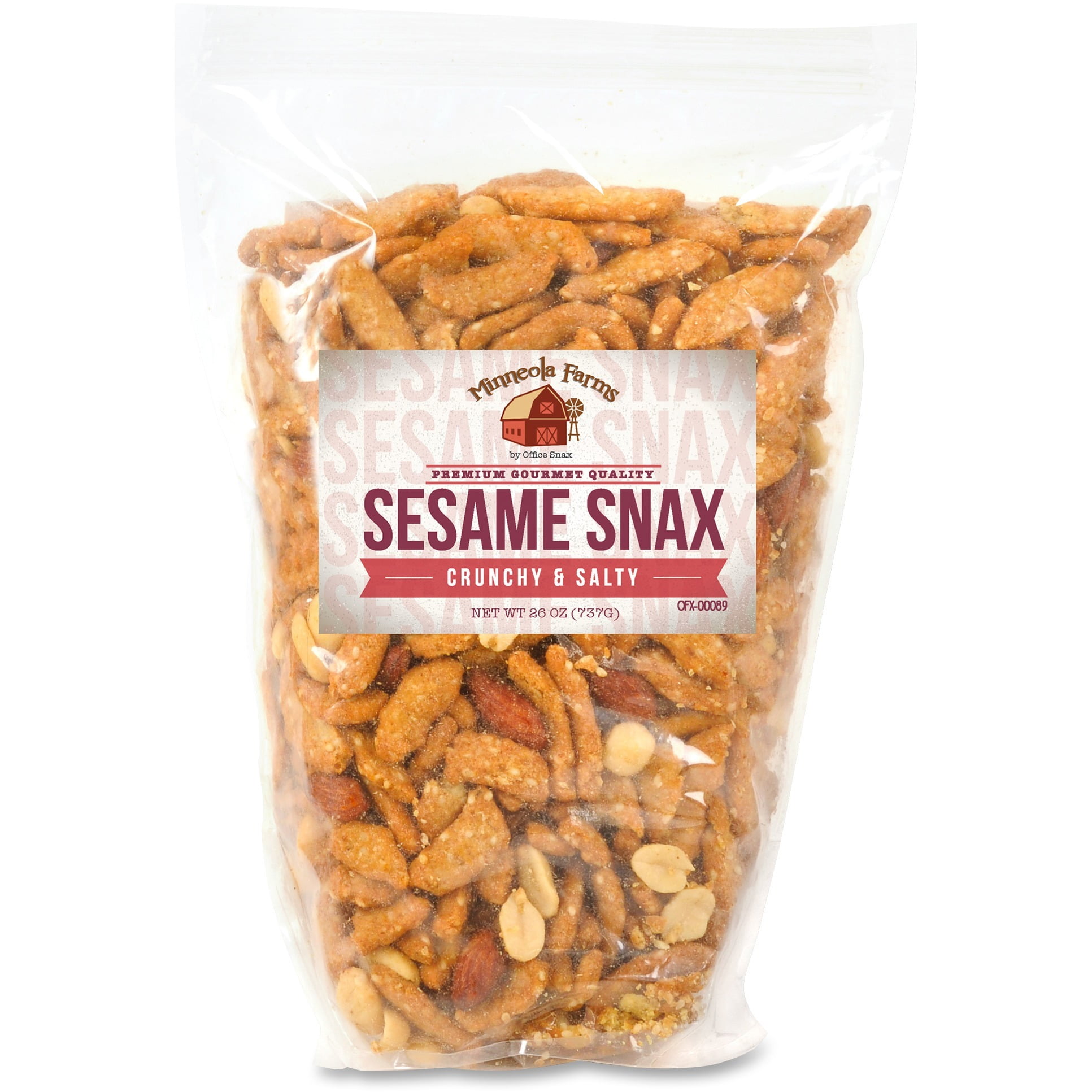 Office Snax, OFX00089, Crunchy/Salty Sesame Snax Mix, 1 Bag - Walmart.com