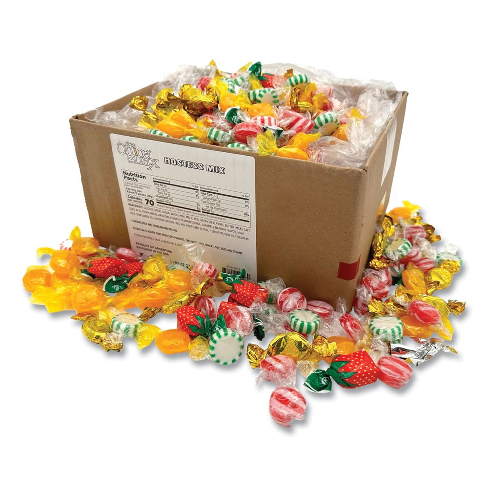 5 lbs. Box Individually Wrapped Candy Assortments - Assorted Flavors ...