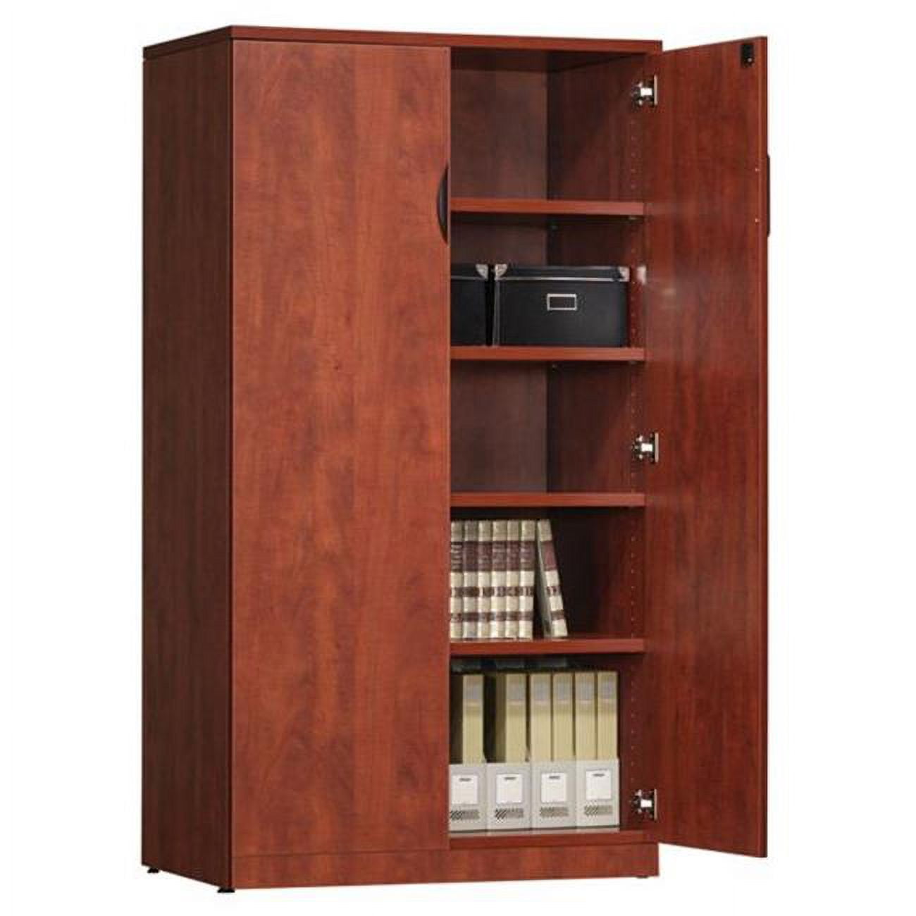 Office Source PL151MW Modern Walnut Storage Cabinet - Walmart.com
