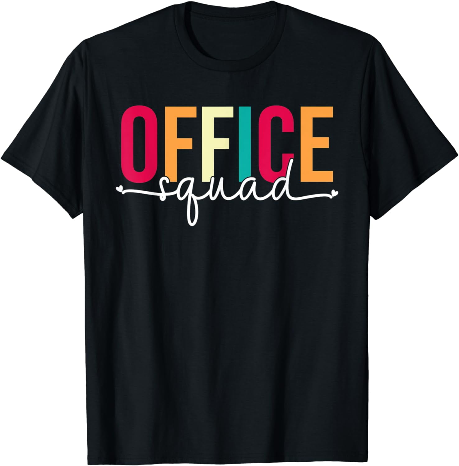 Office Squad Administrative Assistant Admin Team Vintage T-Shirt ...