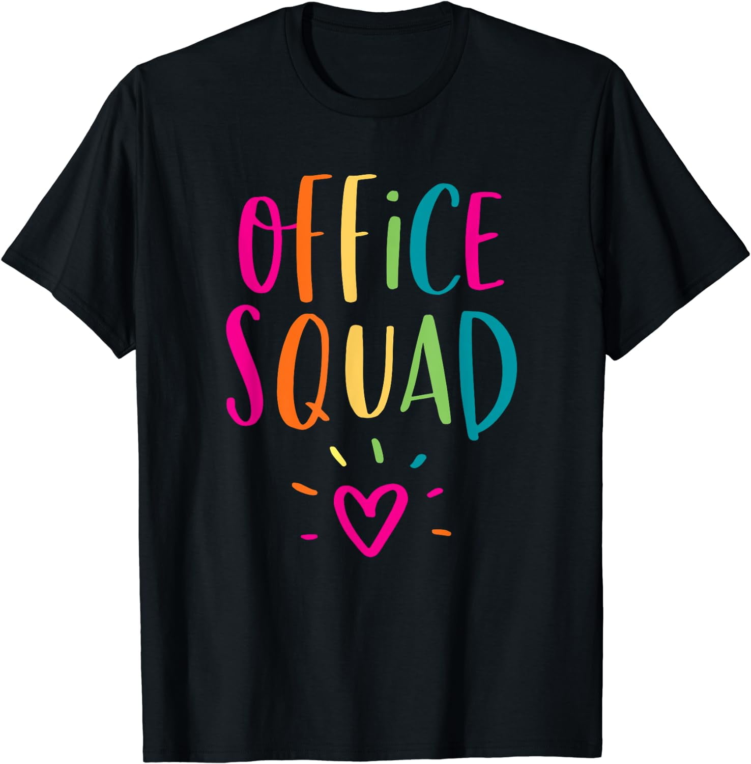 Office Squad Administrative Assistant Gift School Secretary T-Shirt ...