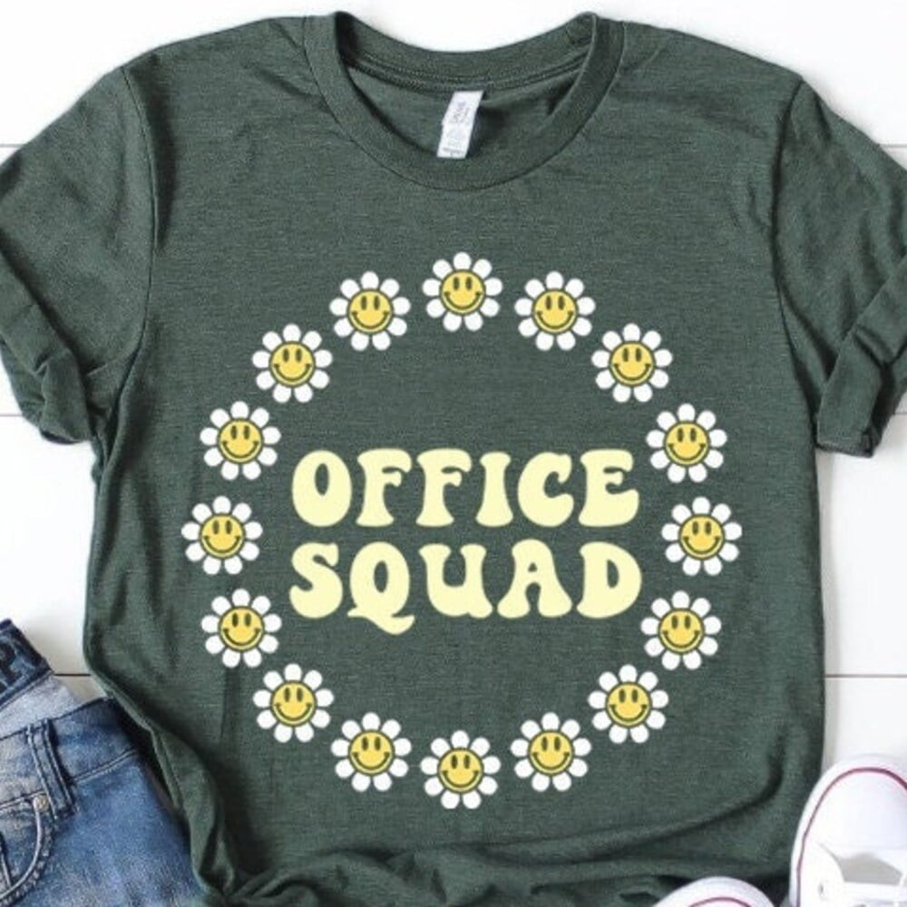 Office Squad Shirt, Office Squad TShirt, Front Office Ladies, Front ...