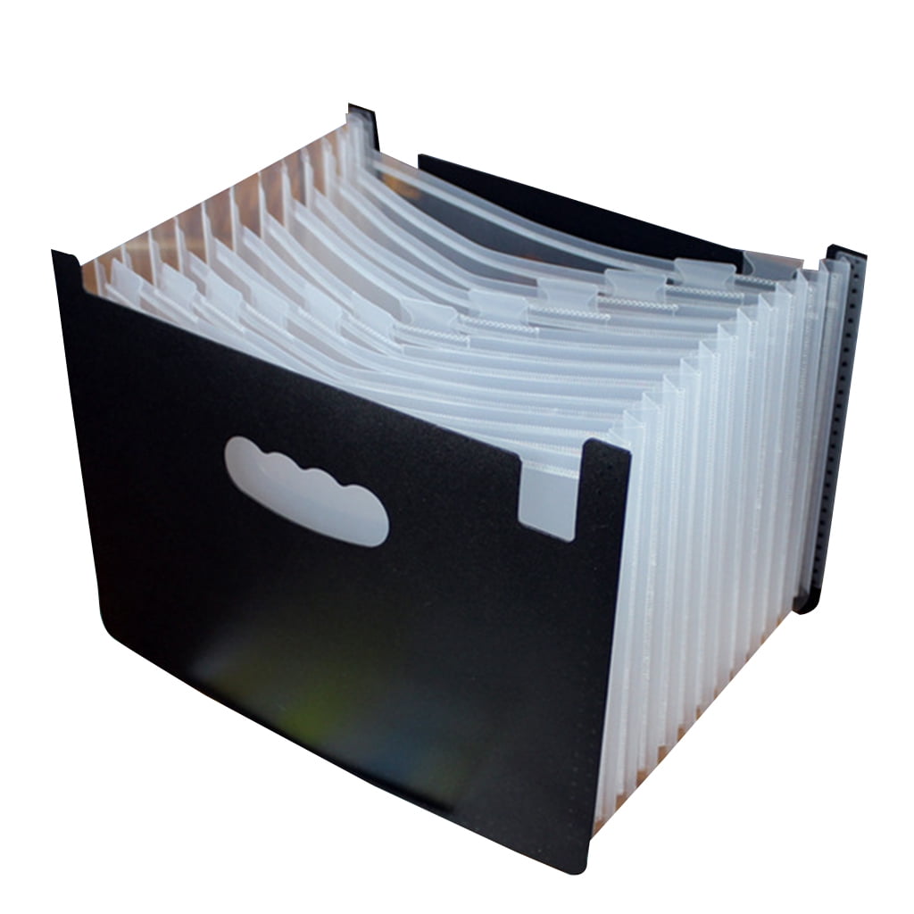Office Standing Expandable File Organizer Folder Multiple Pockets Dual ...
