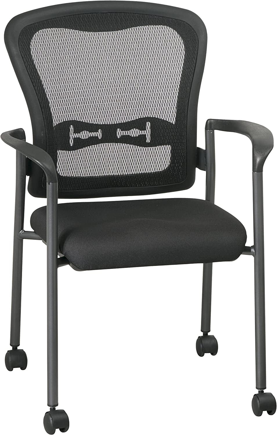 Office Star ProGrid Back Deluxe Stacking Visitor's Chair with Padded ...