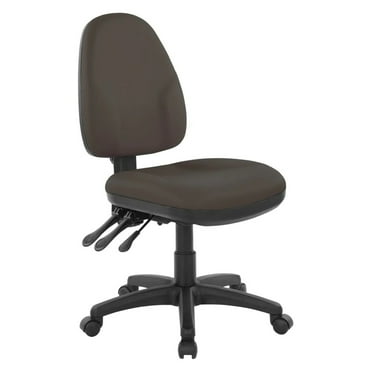 Office Star Products Dual Function Ergonomic Chair in Icon Black ...