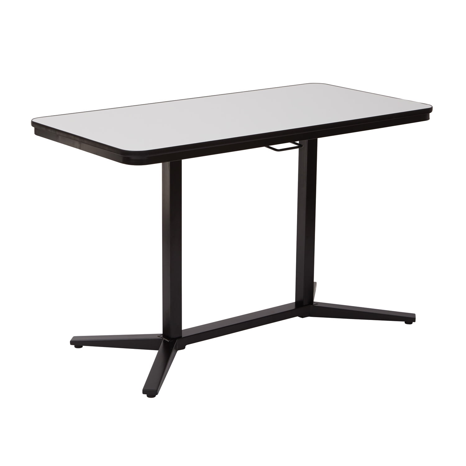 Office Star Products Pneumatic Height Adjustable Table with White Dry ...
