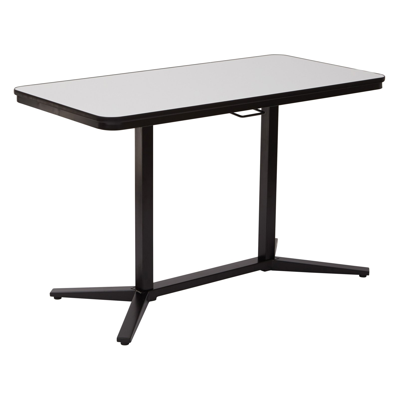 Office Star Products Pneumatic Height Adjustable Table with White Dry ...
