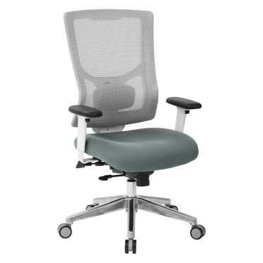 BALT Ergo Ex Executive Office Chair, Mesh Back/Upholstered Seat, Black ...