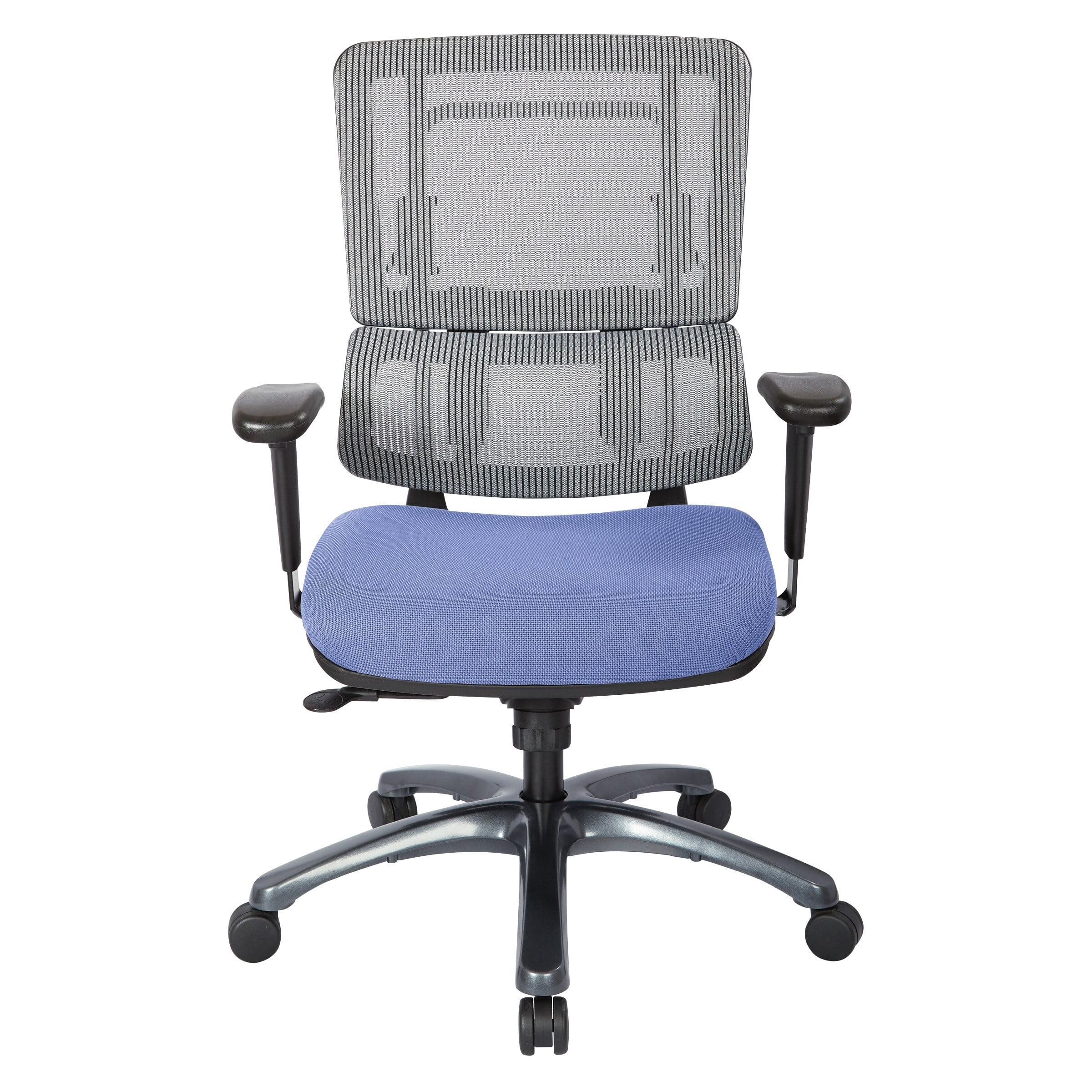 Office Star Products ProLine Vertical Grey Mesh Office Chair with ...