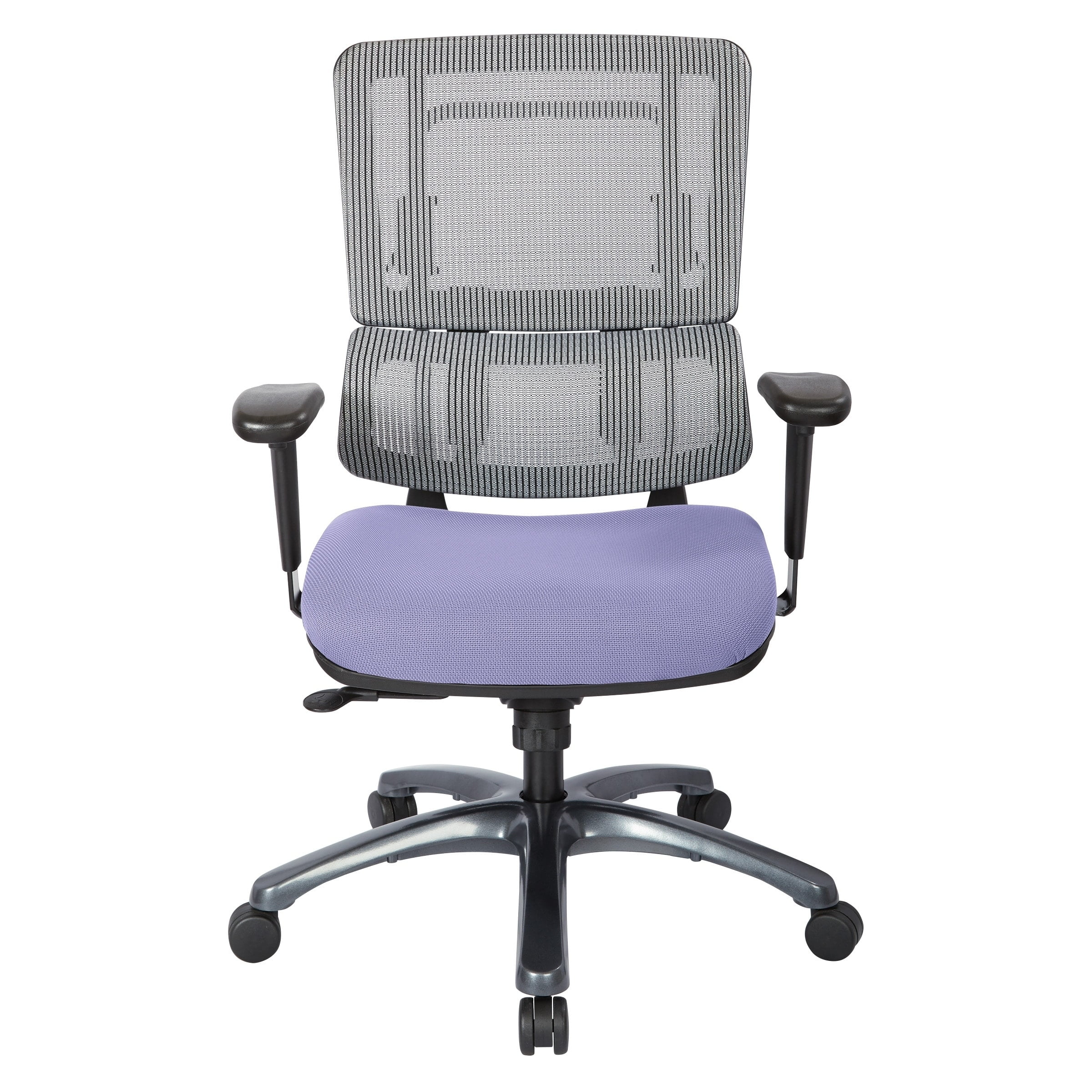 Office Star Products ProLine Vertical Grey Mesh Office Chair with ...